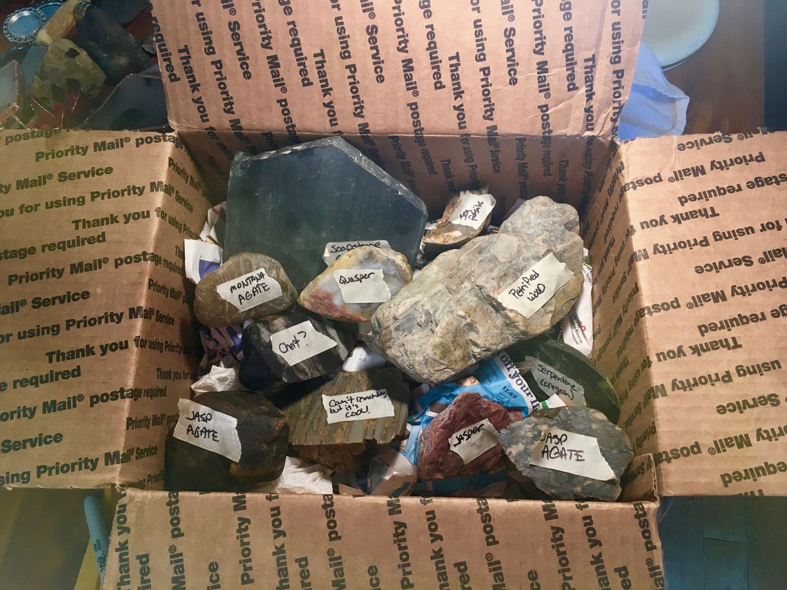 ROCKS in a Box Mystery Assortment of Stones From Montana - Etsy