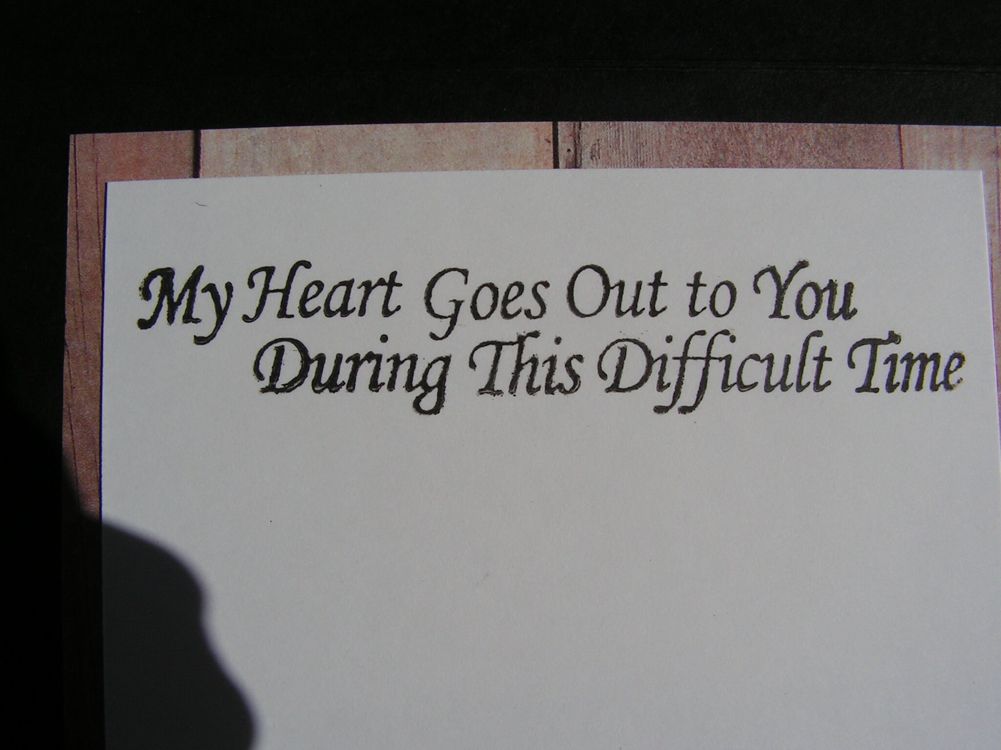 Sympathy Card Grief Card Mourning Card Masculine Sympathy - Etsy