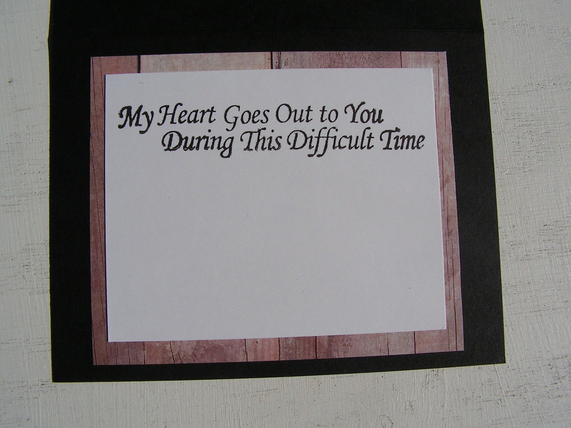 Sympathy Card Grief Card Mourning Card Masculine Sympathy - Etsy