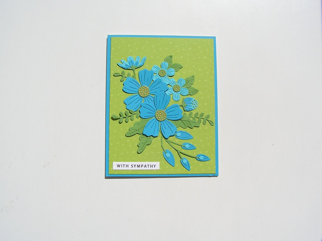 Sympathy Card, Grief Card, Mourning Card, Thinking of You, Handmade ...