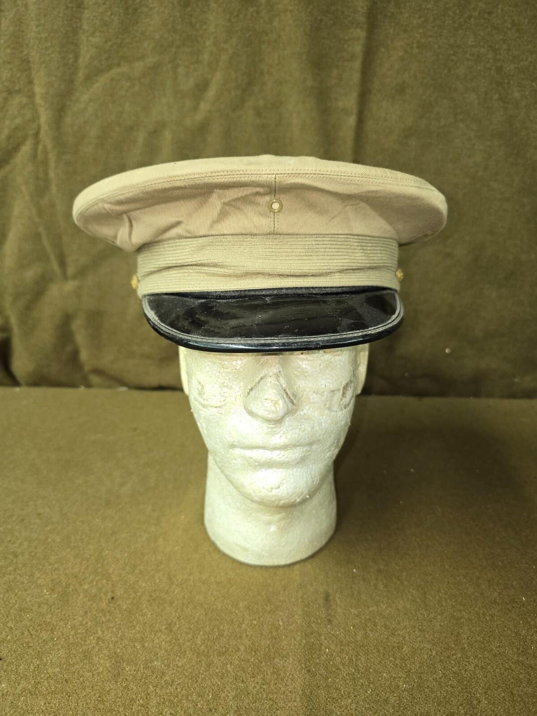 WWII USMC Visored Cap - Etsy