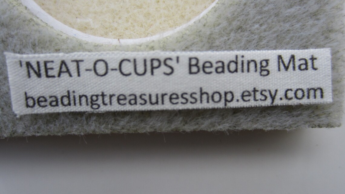 NEAT-O-CUPS Beading Mat Strip For 5 Colors of Beads | Etsy