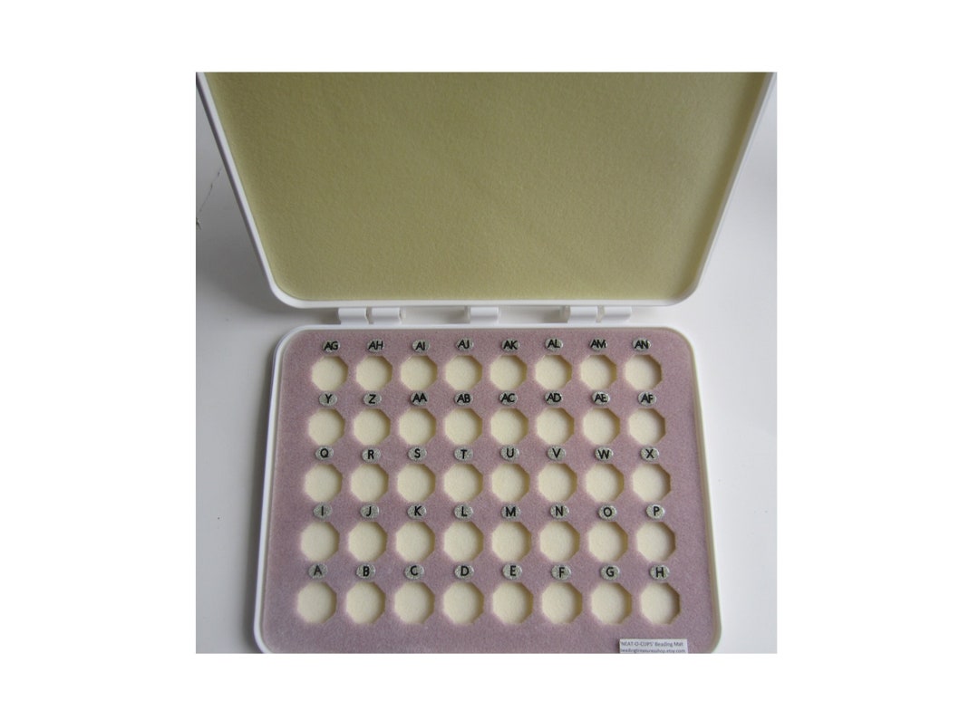 Travel Bead Separator for 40 Different Color Beads in A Beading Case ...