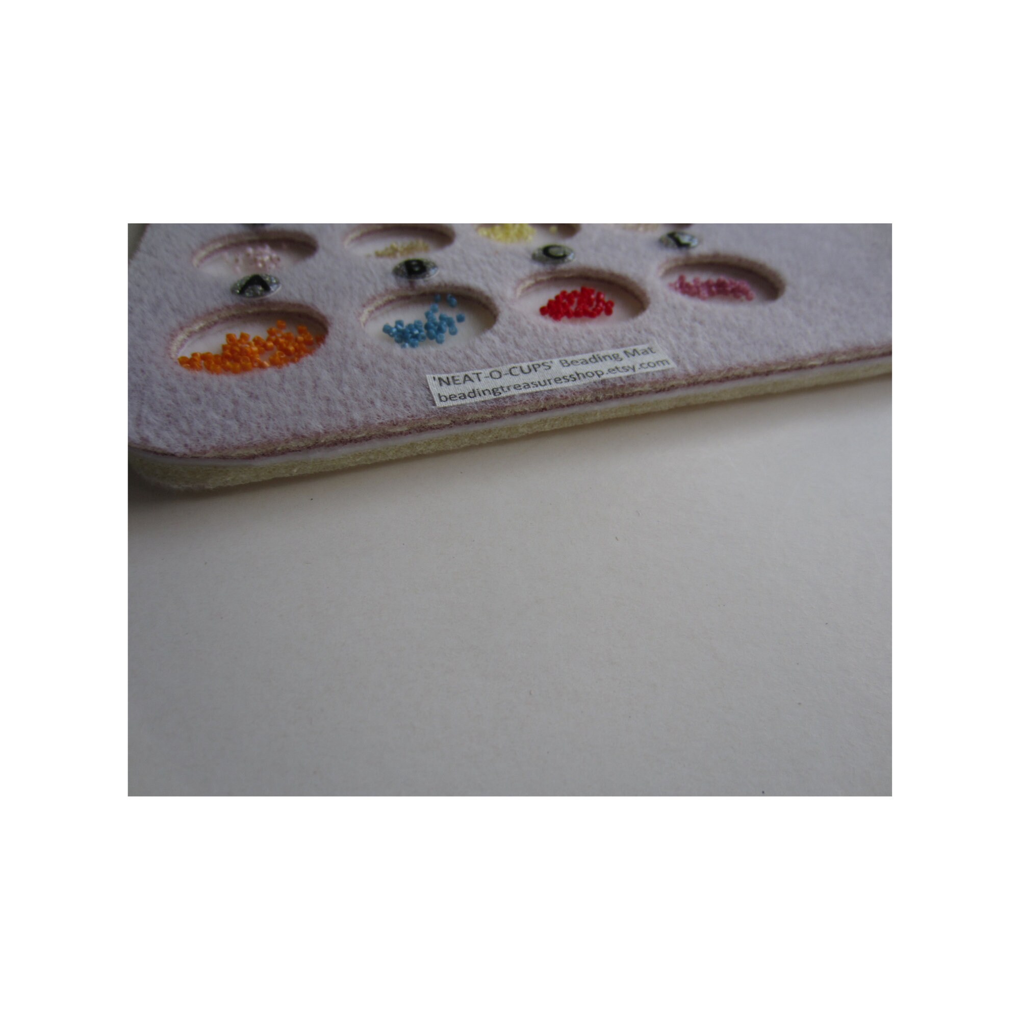 20 Cups Beading Mat Lettered A-T NEAT-O-CUPS Left Handed Bead | Etsy