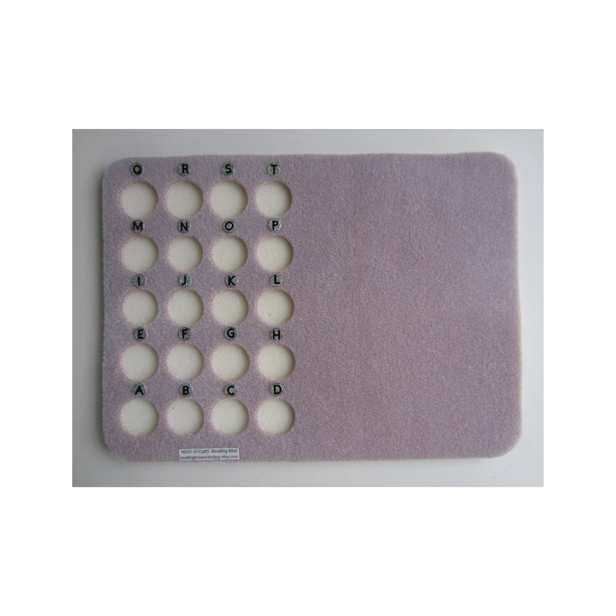 20 Cups Beading Mat Lettered A-T NEAT-O-CUPS Left Handed Bead | Etsy