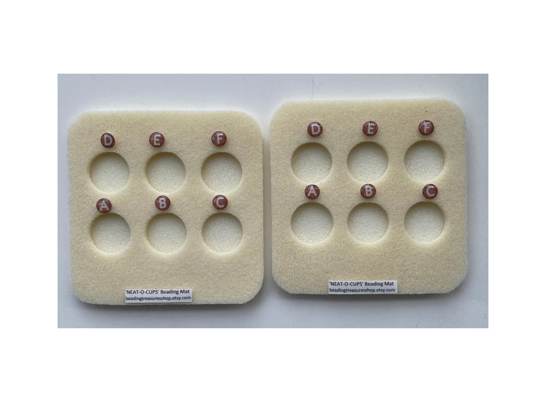 Mini Bead Separators for Bead Boards, Lettered A to F, Set of Two ...