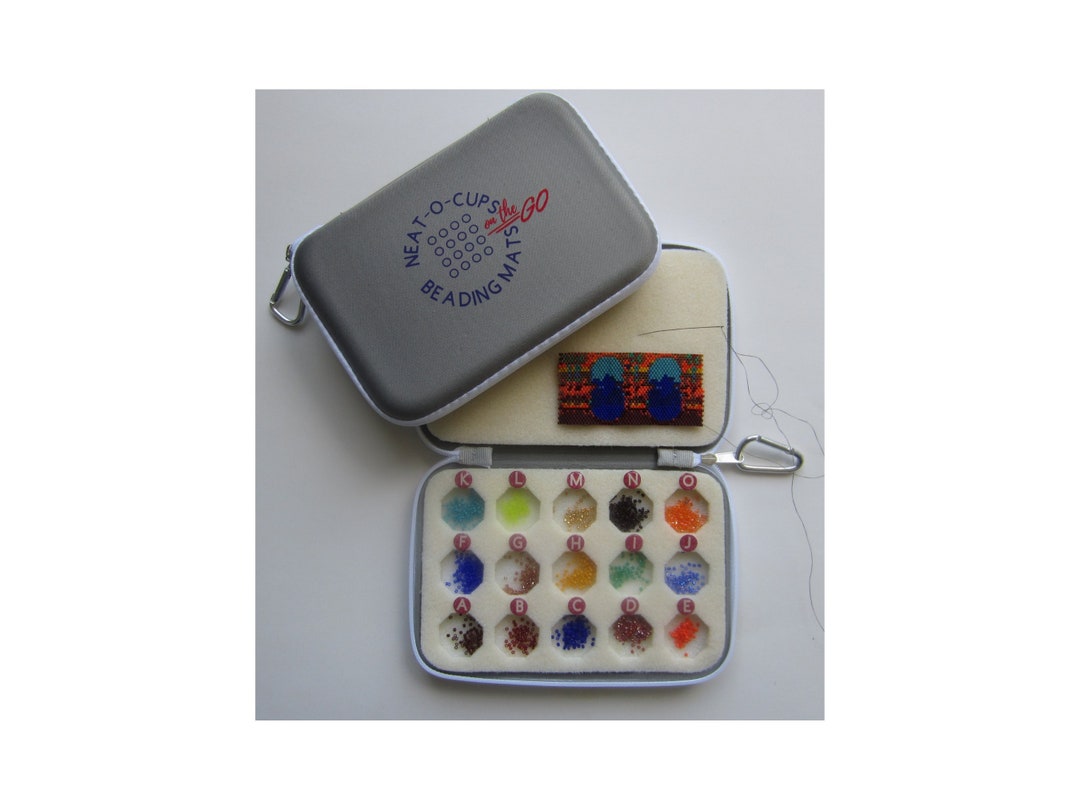 Beading in Flight Portable Bead Travel Case Neat-o-cups Organizer With ...