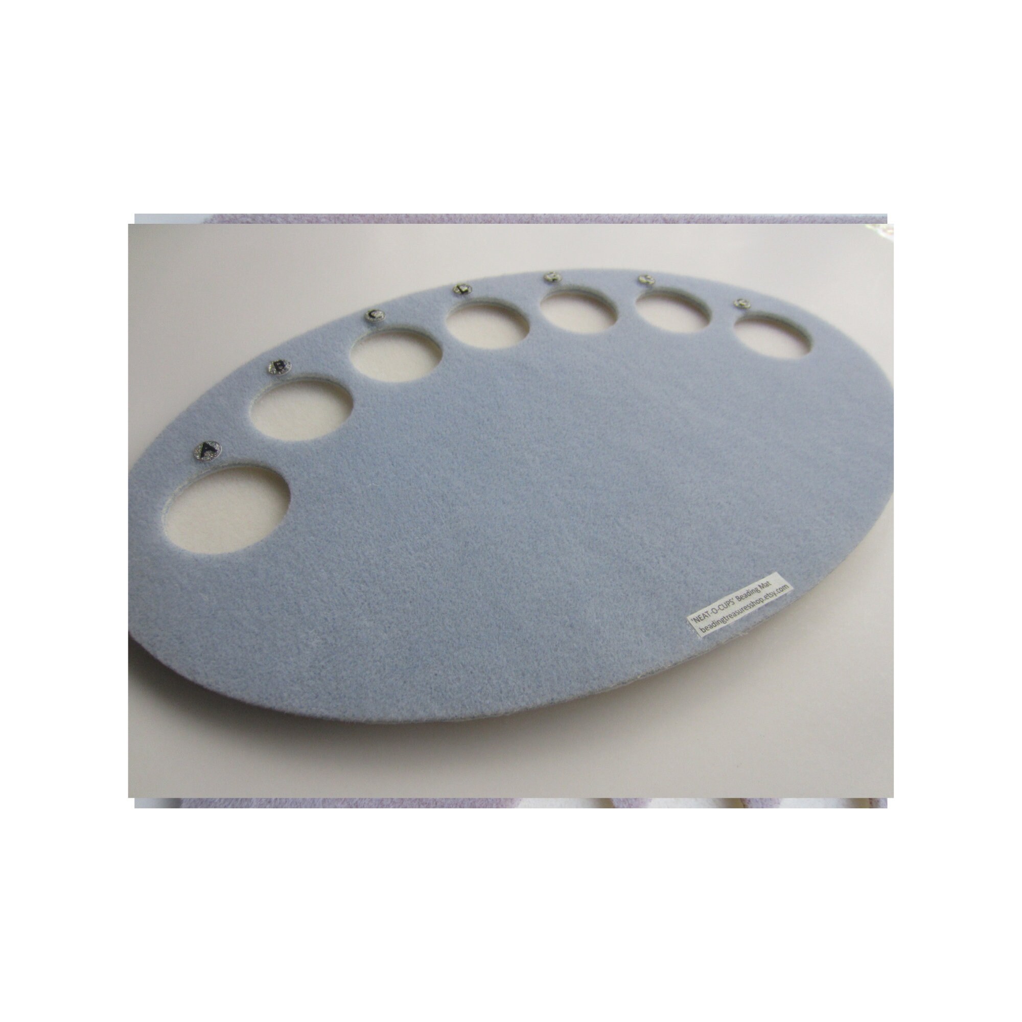 Bead Separator Mat Lettered A-G for 7-color Beads Sorting Tray ...