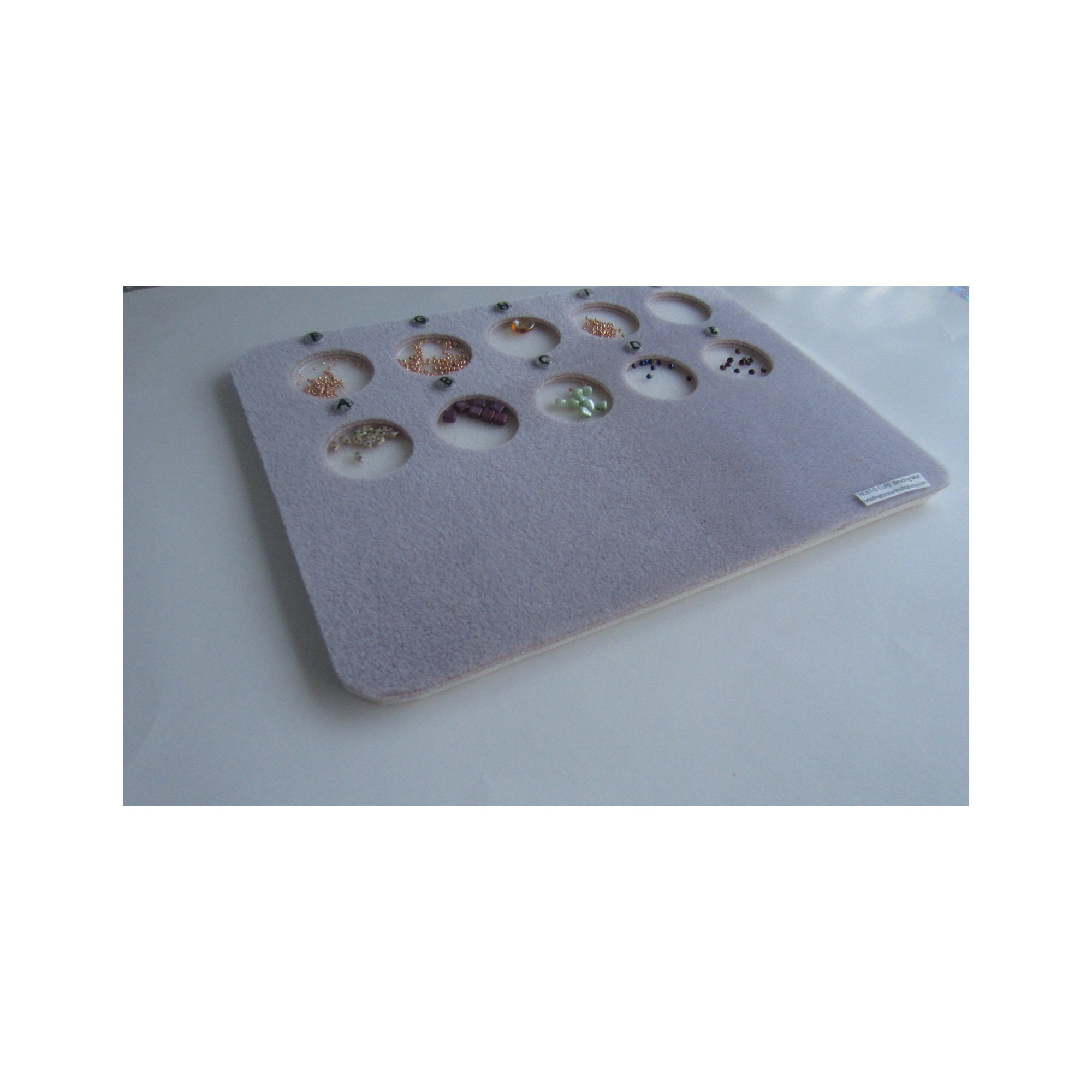 Beading Mat Tray Organizer 10 Round Cups With Work Space at - Etsy