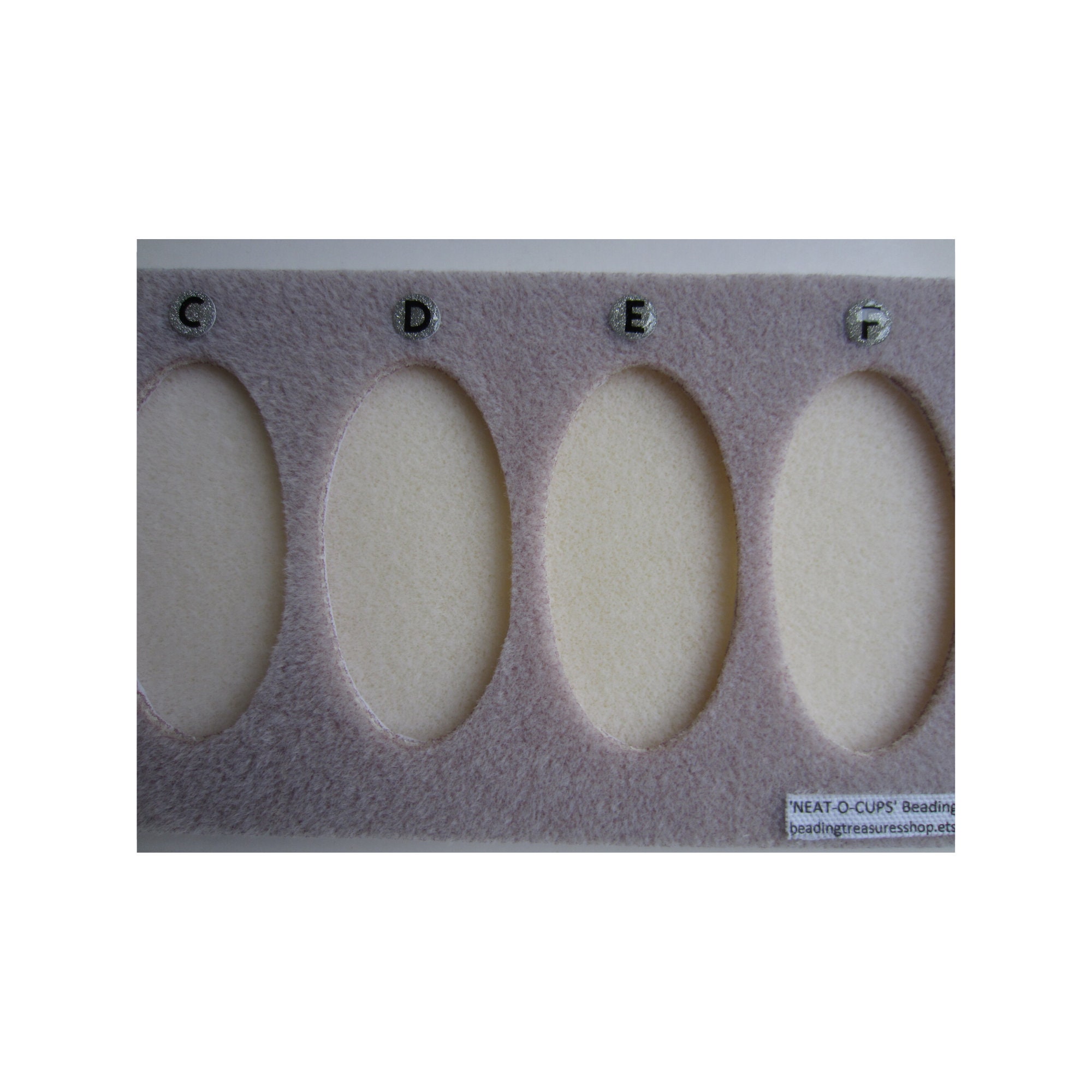 Beading Mat Tray Organizer 6 Large Oval Cups Bead Tray for 6 | Etsy