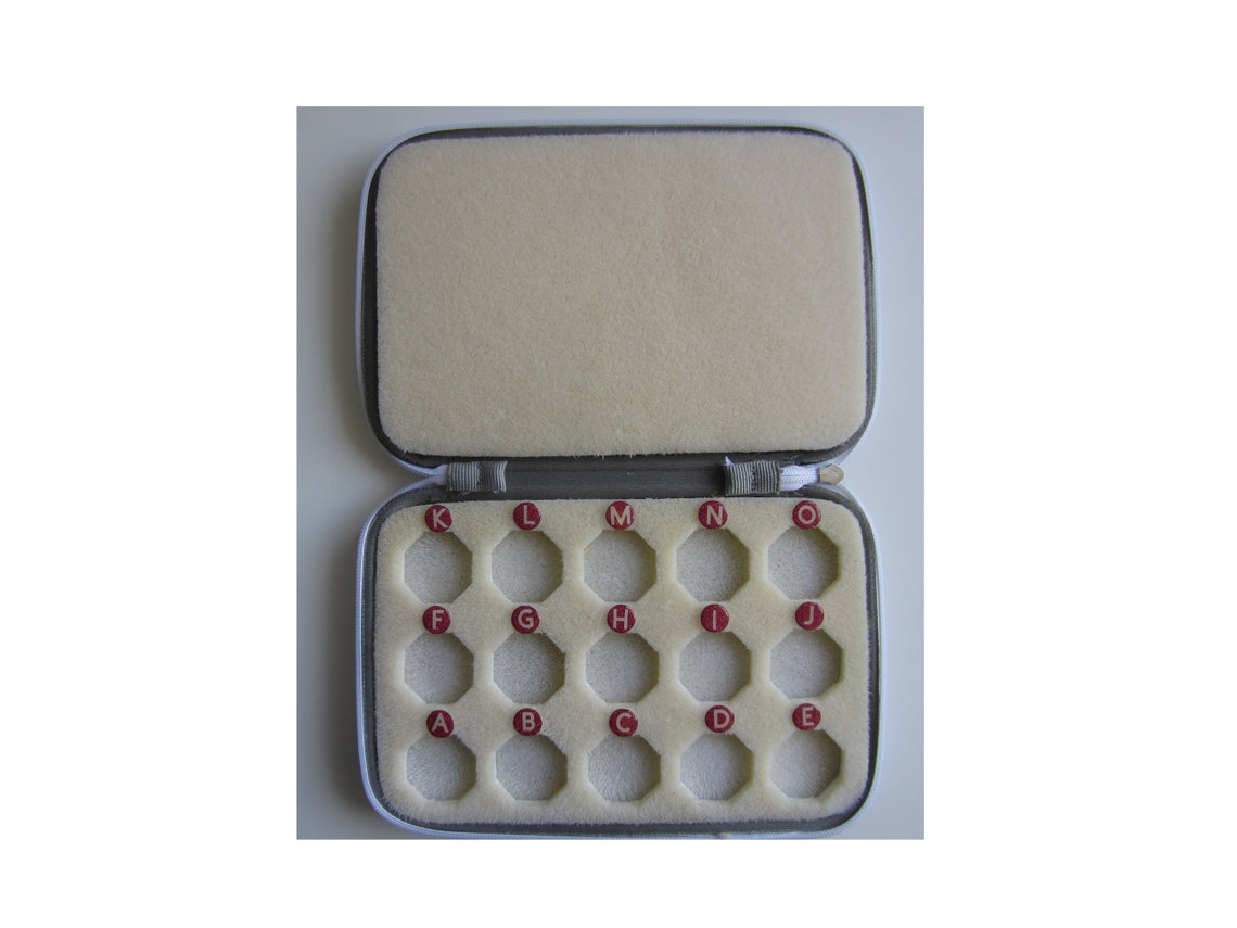 Beading on the Go Portable Travel Bead Mat Separator Lettered A-O ...