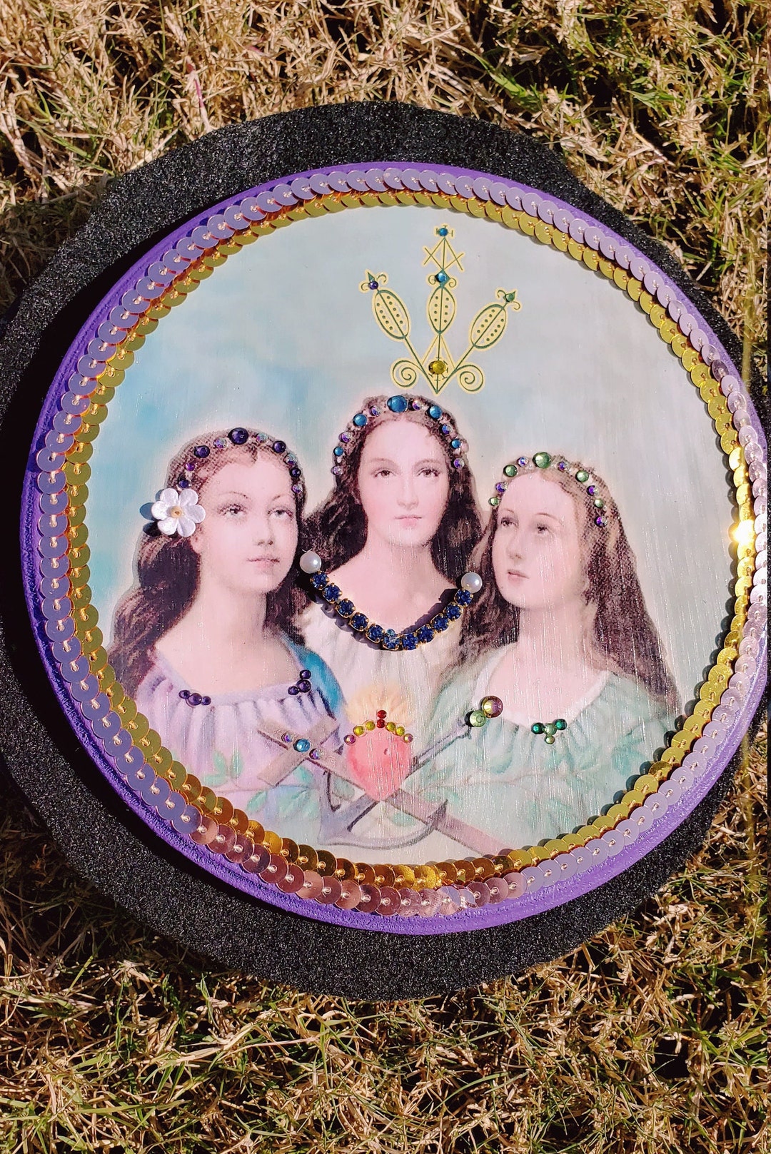 MARASA TWA Marassa 3 Round Frame Haitian Vodou Altar Tool - Etsy