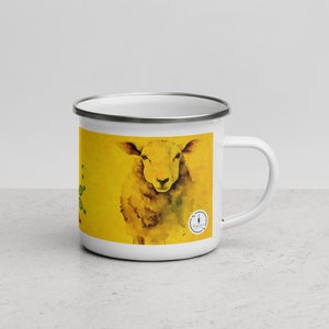 TI JAN PETWO Tijan Dantò Haitian Vodou Vèvè Enamel Mug medium Size ...