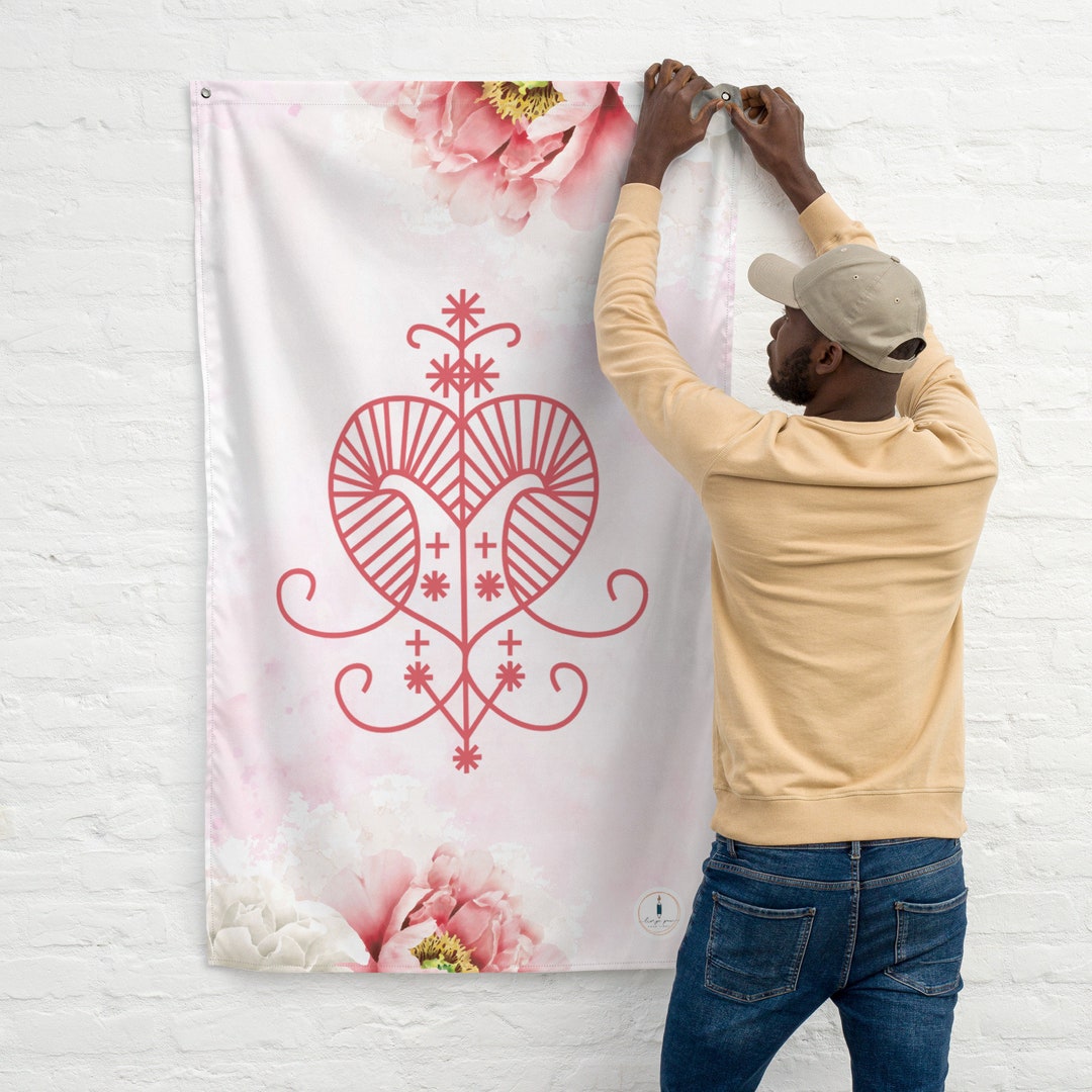 Vèvè EZILI FREDA Ceremony Flag Erzulie Freda Drapo Seremoni - Etsy