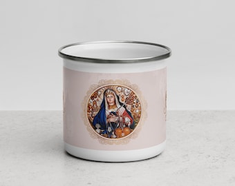 TI JAN PETWO | Tijan Dantò Haitian Vodou Vèvè Enamel Mug **medium Size ...