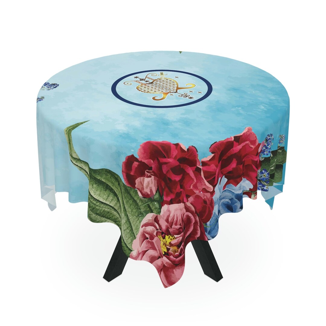EZILI DANTO Vèvè Sevice Tablecloth | Spiritual Altar | Haitian Vodou ...