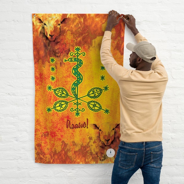 Drapo Veve Vodou - Etsy