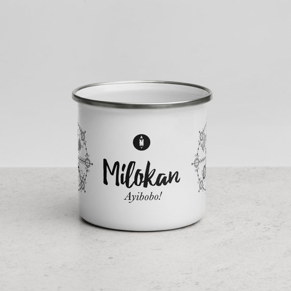 MILOKAN MINOKAN Vodou Ceremony medium Size Enamel Mug - Etsy