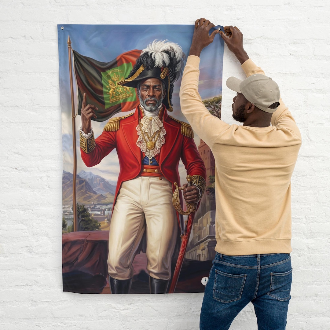 Empereur JEAN-JACQUES DESSALINES | Drapo Jan Jak Desalin | Black and ...