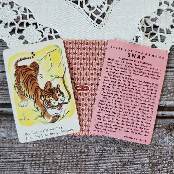 Snap Card Game - Etsy