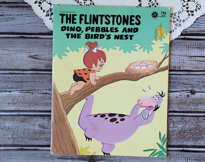 The Flintstones, Dino Pebbles & the Birds Nest, Vintage Children's Book ...