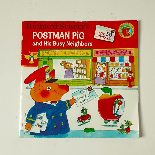 Richard Scarry Sticker - Etsy