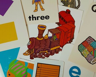 Flash Cards Vintage - Etsy