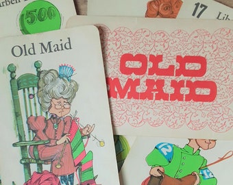 Old Maid Cards Game - Etsy