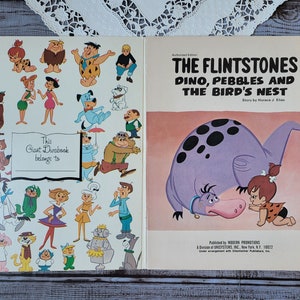 The Flintstones, Dino Pebbles & the Birds Nest, Vintage Children's Book ...
