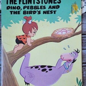 The Flintstones, Dino Pebbles & the Birds Nest, Vintage Children's Book ...