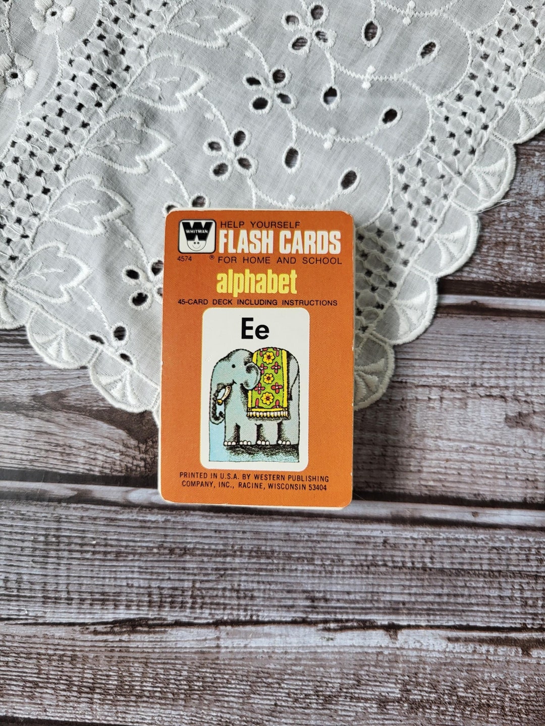 Vintage Flash Cards, Alphabet Flash Cards, Card Games for Kids, Junk ...