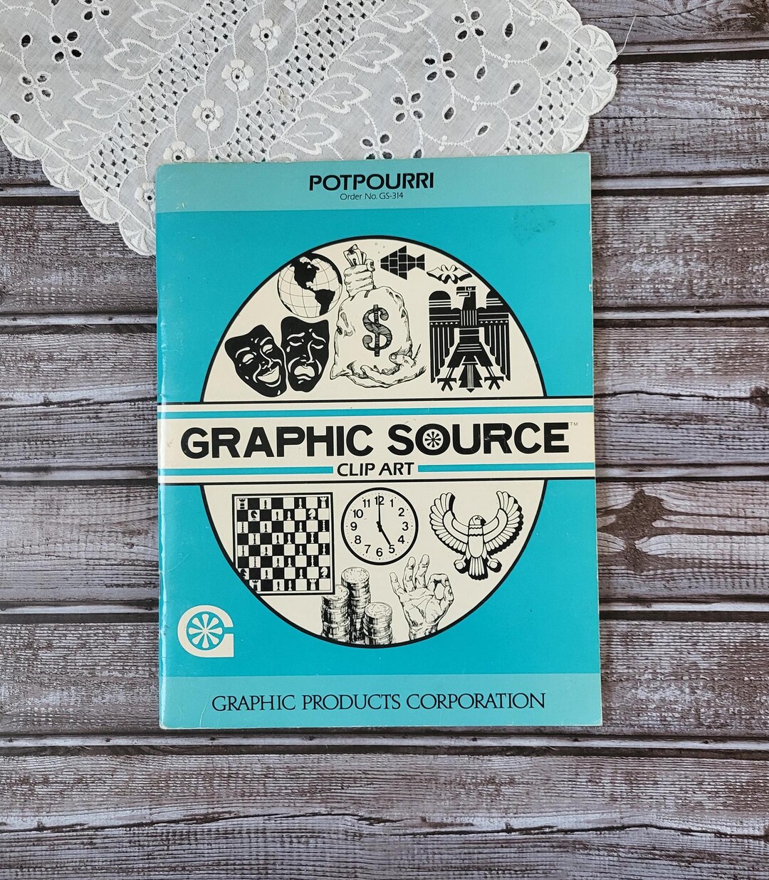 Potpourri Graphic Source Clip Art, Retro Clip Art Book, Fussy Cutting ...