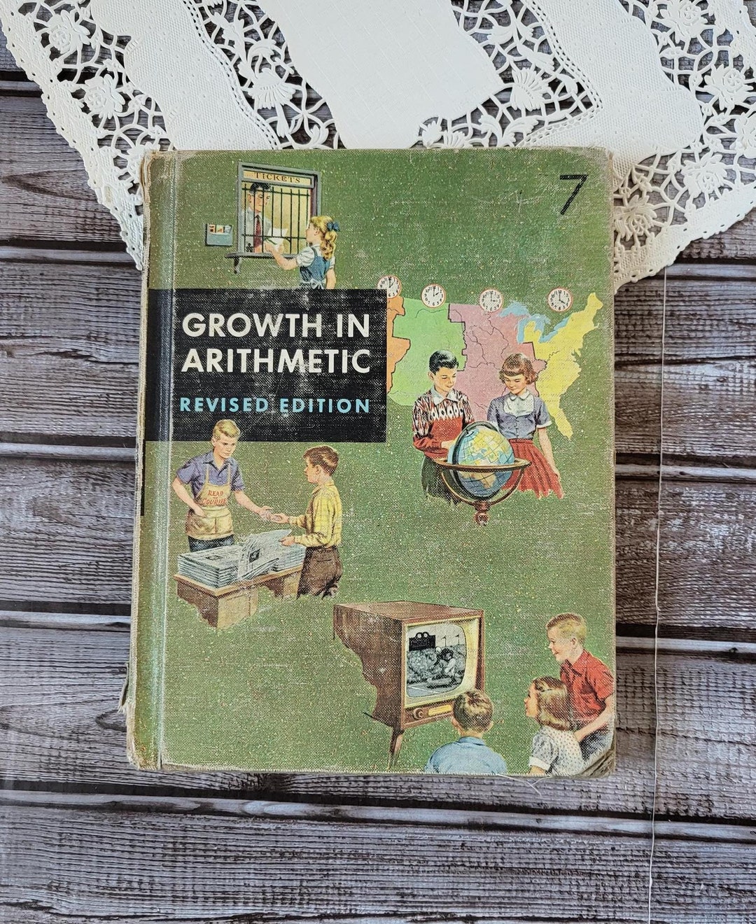 Growth in Arithmetic, Vintage Textbook, 1956, World Book Company, 7th ...