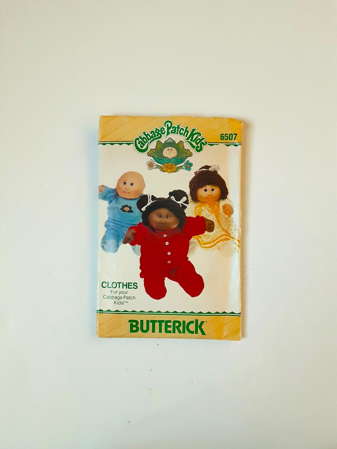 Cabbage Patch Doll Clothes Pattern, Cabbage Patch Pattern, Butterick ...