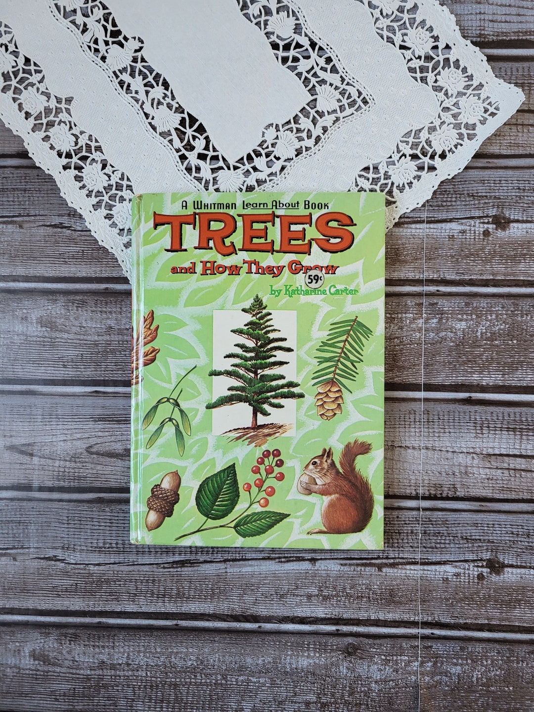 Vintage Children's Book, Whitman Learn About Book Trees and How They ...