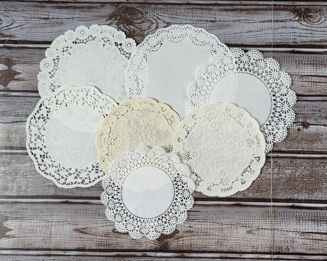Vintage Paper Doilies, Junk Journal Supplies, Mixed Media, Art Journal ...