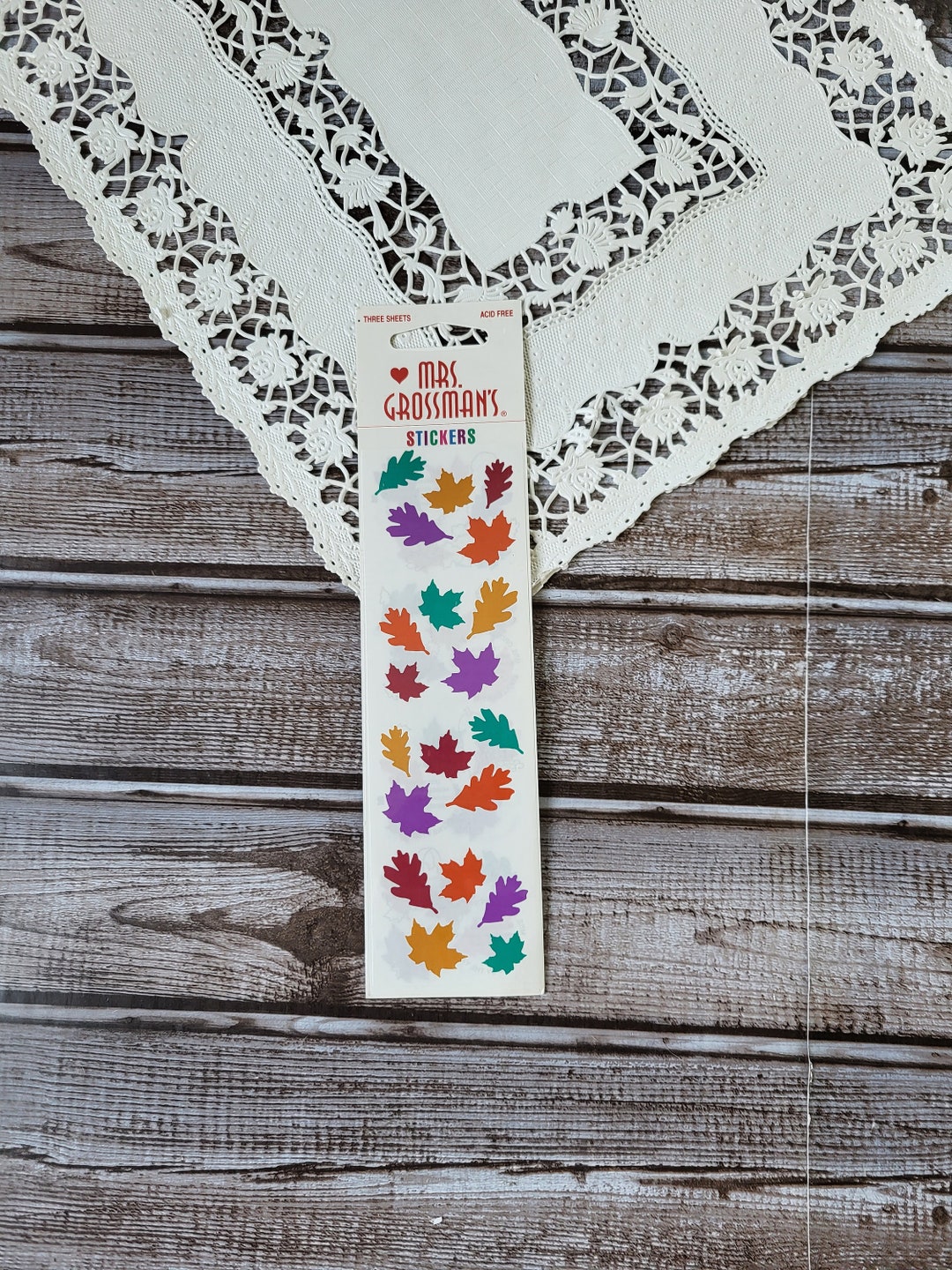 Retro Mrs. Grossman Stickers, Leaf Stickers, Autumn Stickers for ...