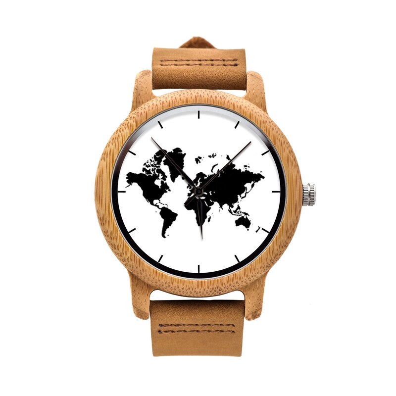 World Map Watch - Etsy