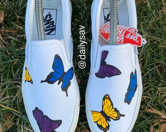 Hand Painted Vans - Etsy