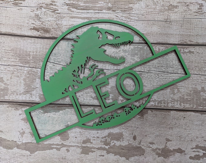 Jurassic Park T-rex Escape Corner Mural - Etsy UK