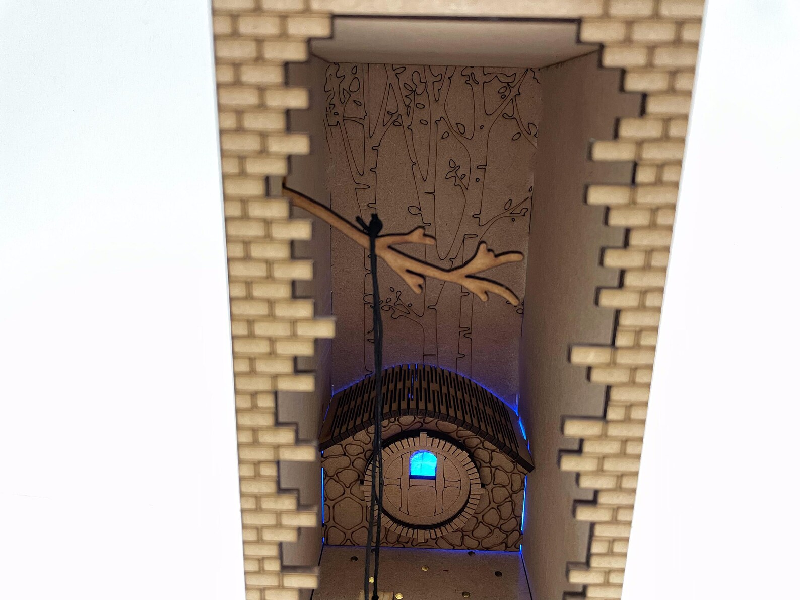 Hobbit / LOTR Themed Book Nook Shelf Insert - DIY Alley Book Nook Kit ...