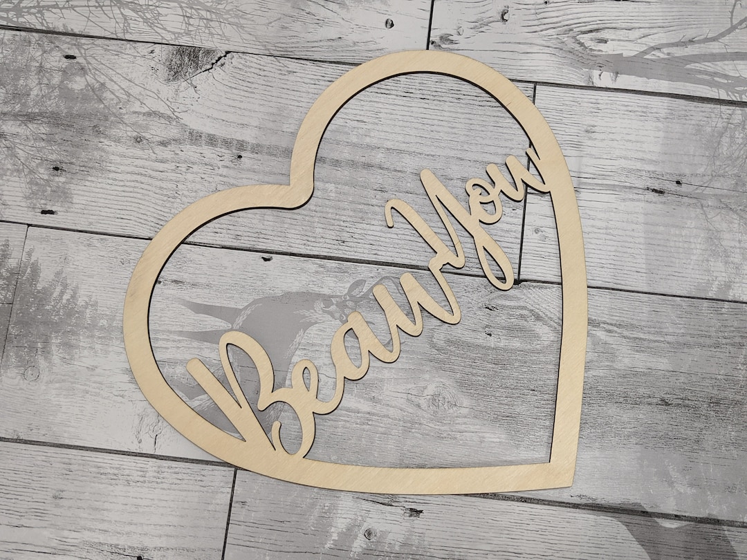 Personalised Name Heart Shape Hoop , Any Colour - Circle Name, Baby ...