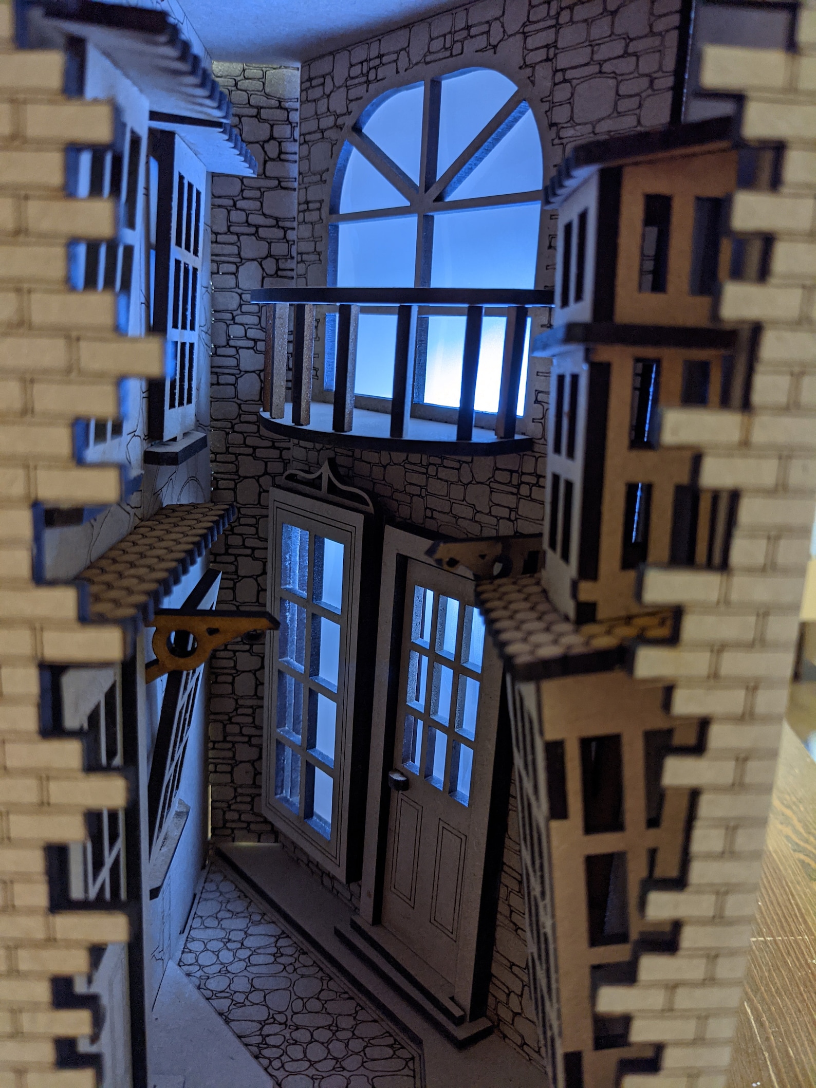 Wizard Alley Themed Book Nook Shelf Insert DIY Alley Book - Etsy