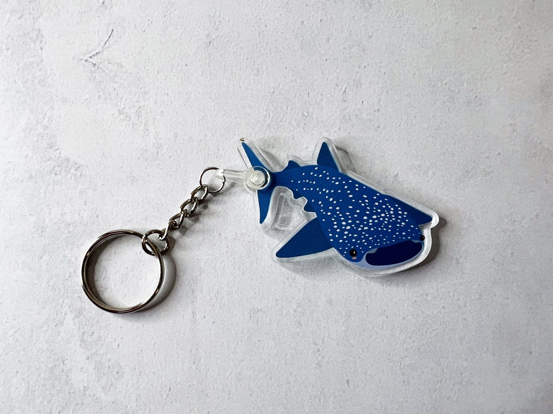 Whale Shark Keyring - Whaleshark - Ocean - Animals Gifts for Shark ...