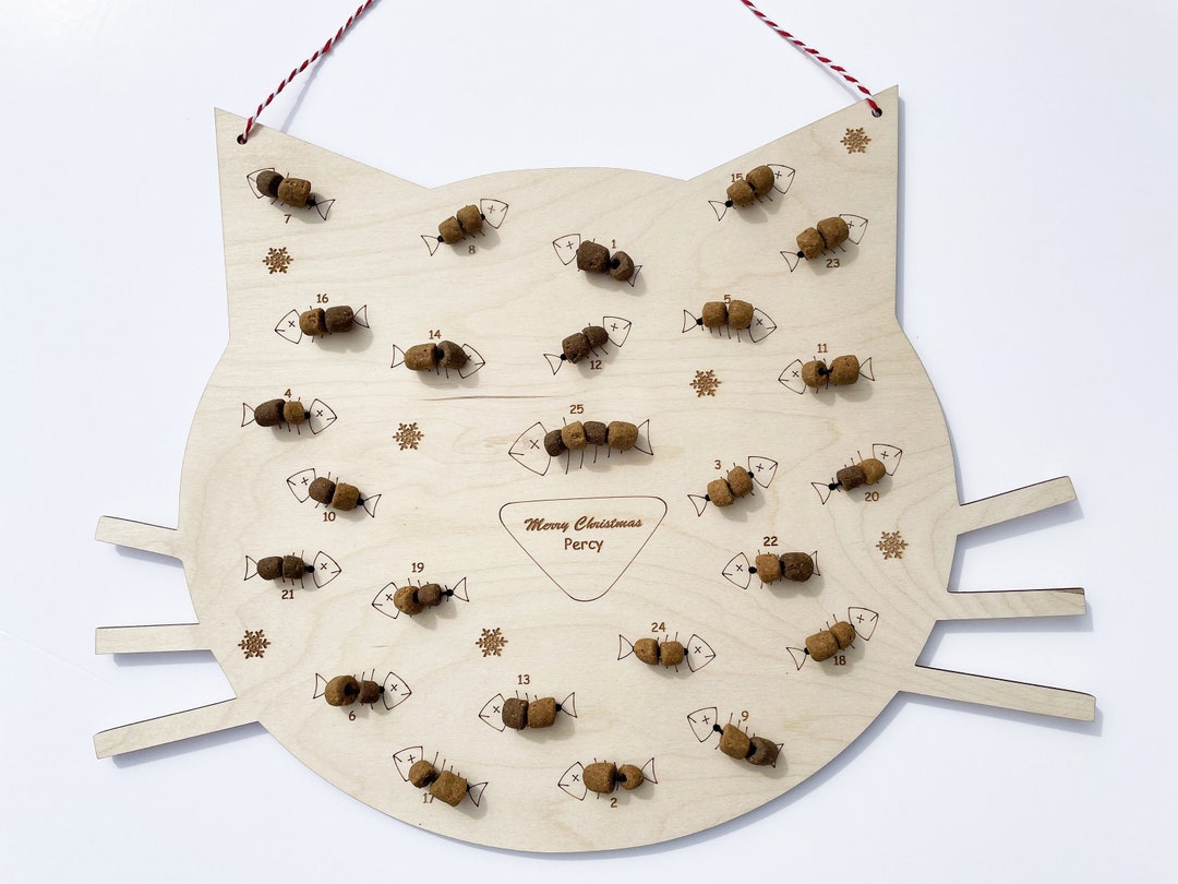 Personalised Pet Calendar / Cat - Dog - Christmas Calendar - Santa Paws ...