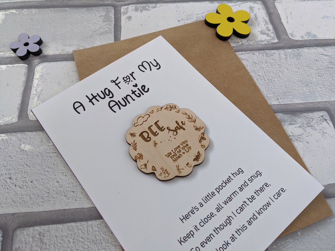 Little Pocket Hug / Bee Safe Inspiration / Motivation - Etsy UK