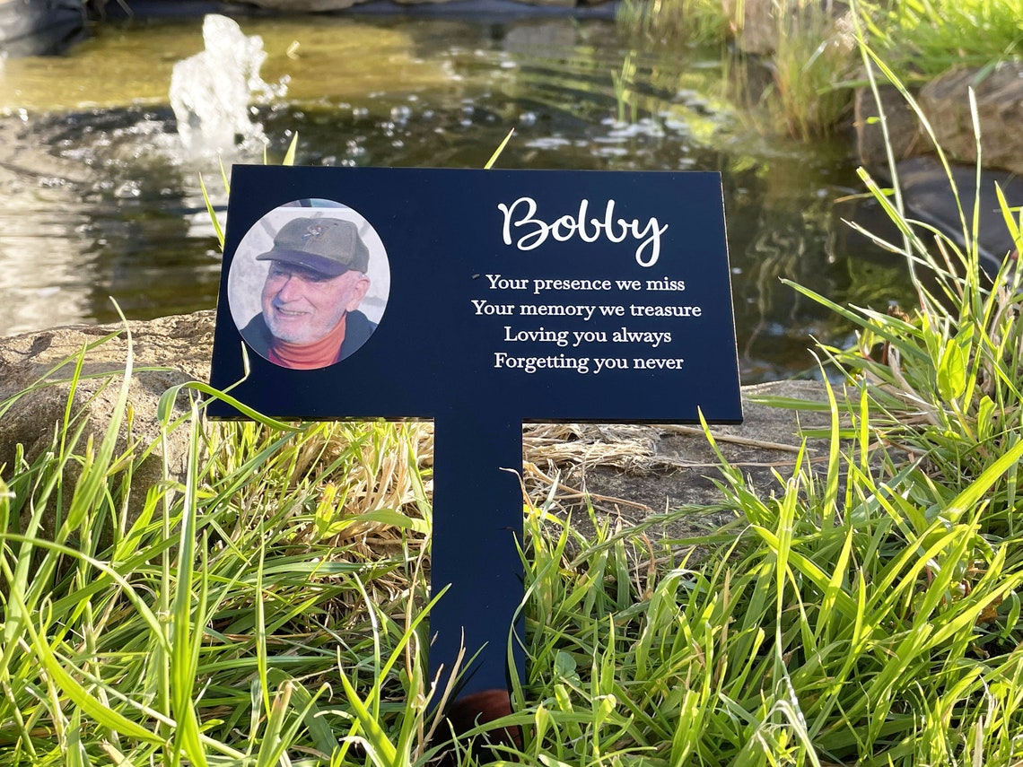 Memorial Remembrance Memorial Grave Marker Plaque Engraved - Etsy UK