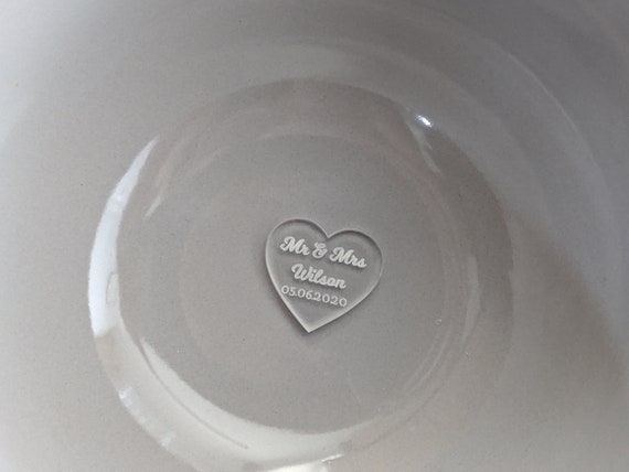 Personalized Wedding Table Confetti Personalised Hearts - Etsy UK