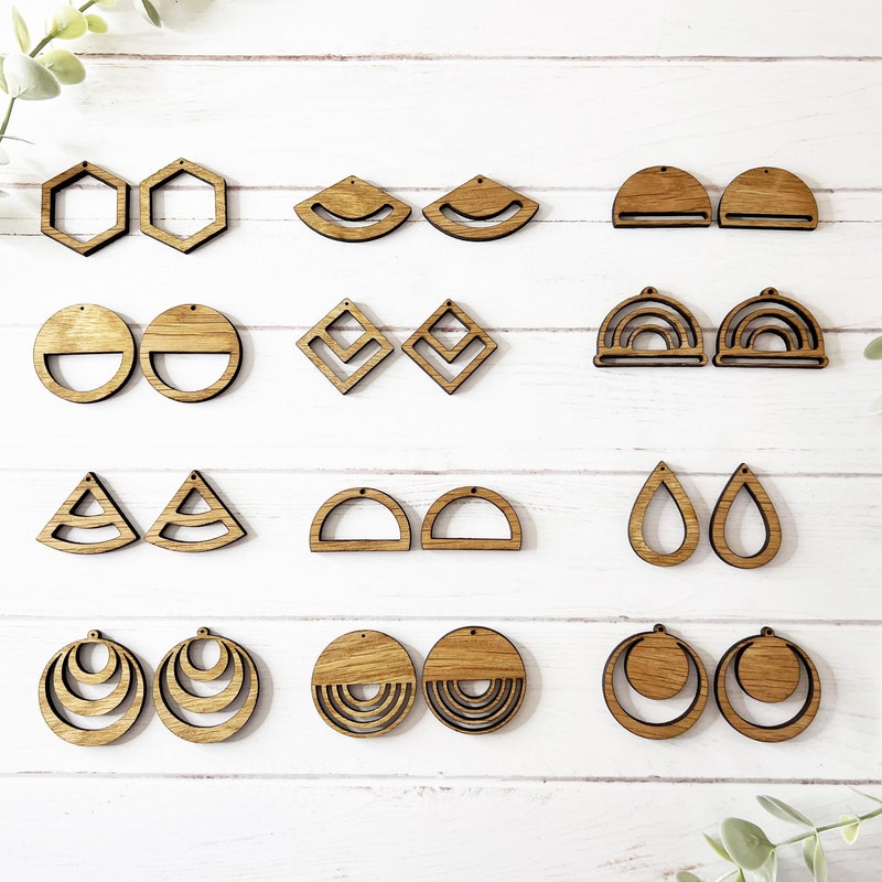 Wood Earring Blanks - Etsy