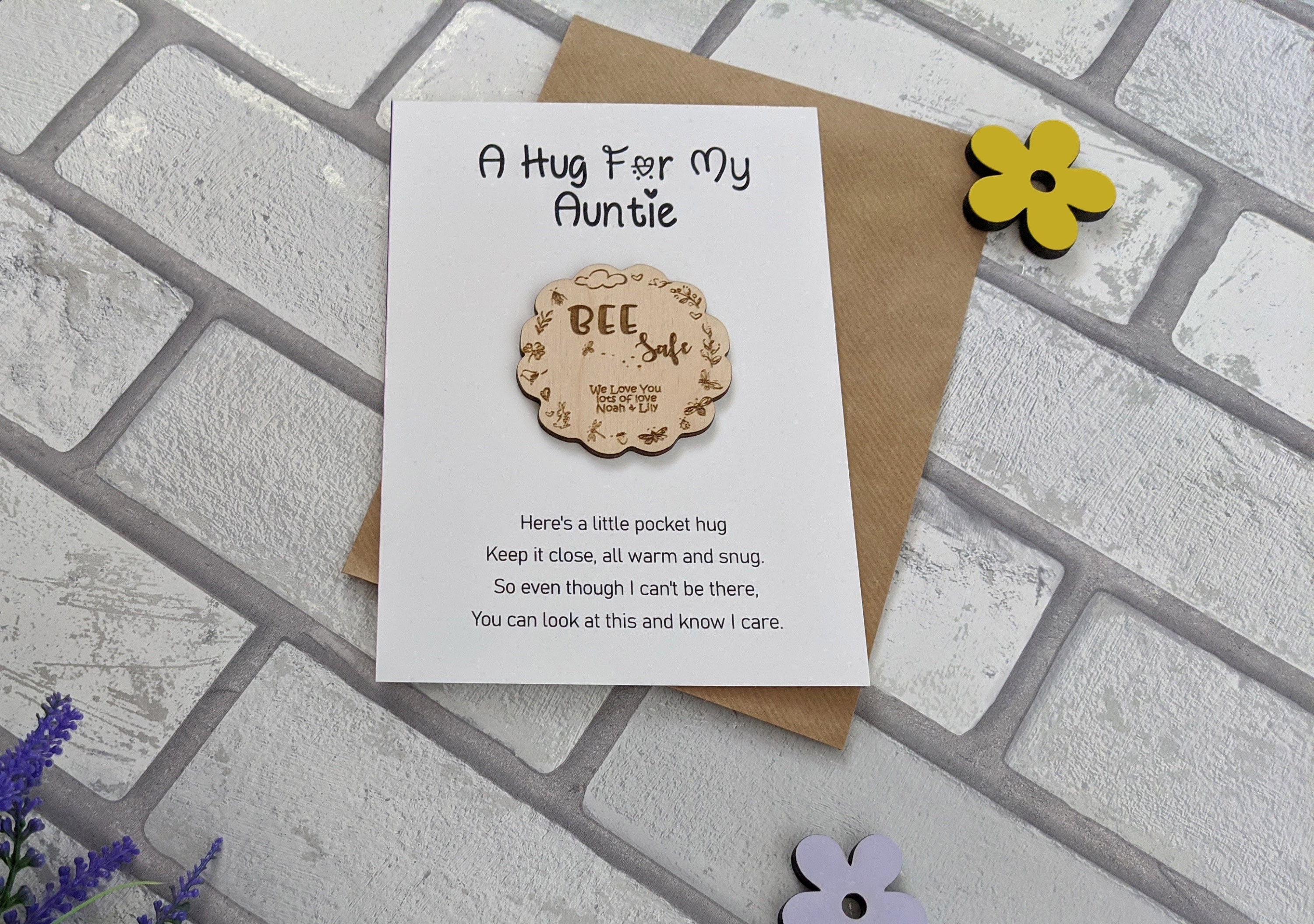 Little Pocket Hug / Bee Safe Inspiration / Motivation - Etsy UK